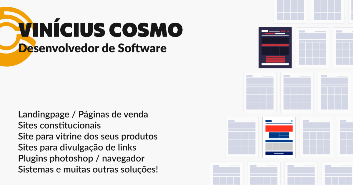 Vinicius Cosmo - Desenvolvedor de Software