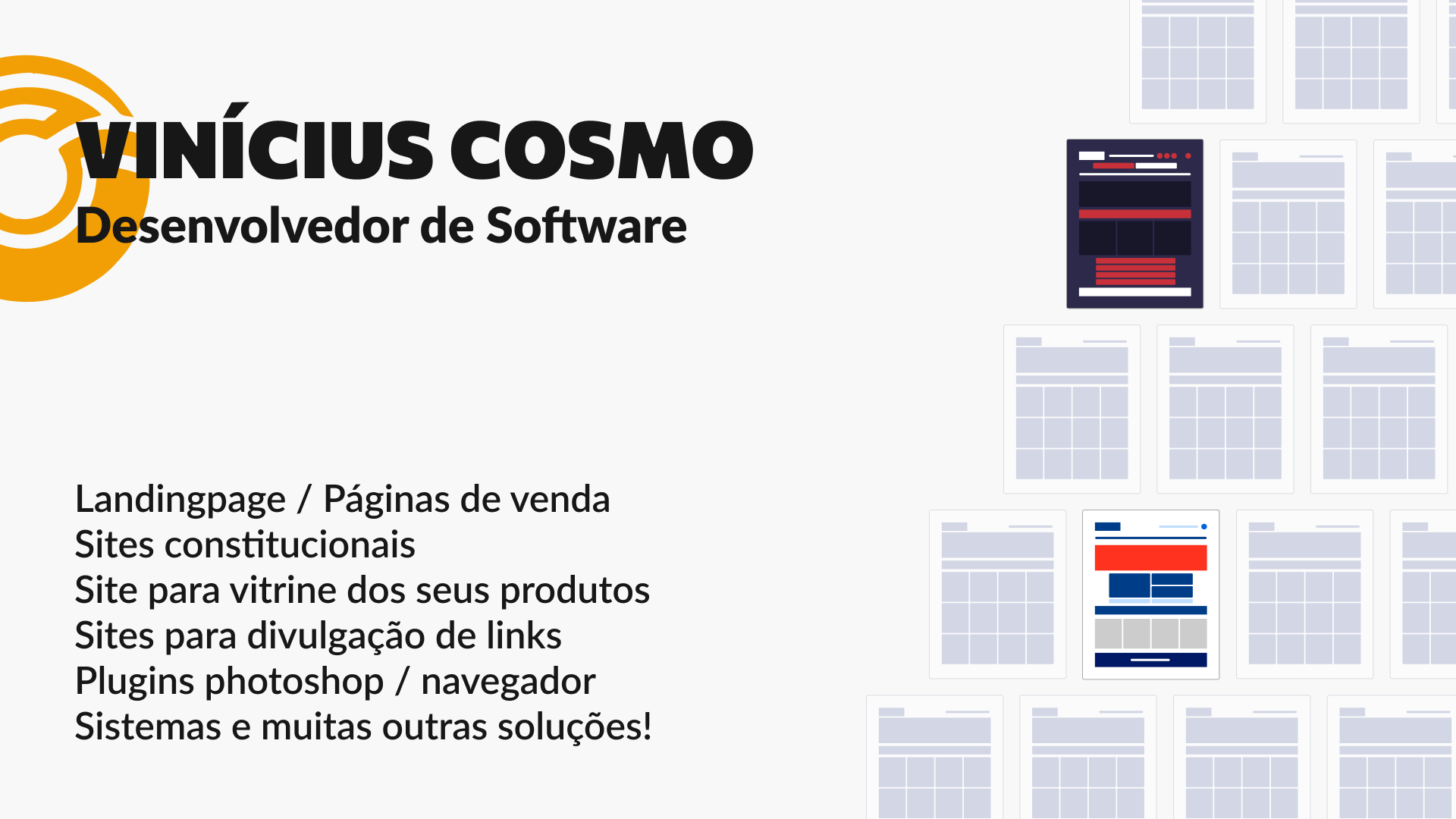Vinicius Cosmo - Desenvolvedor de Software